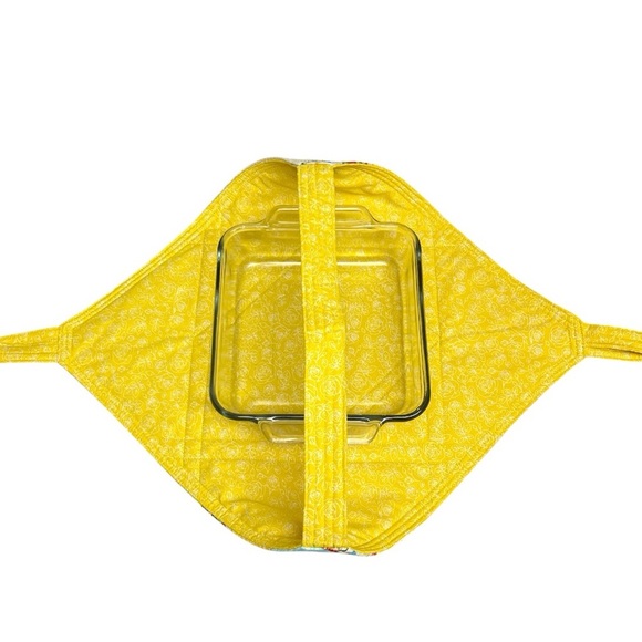 Hand Crafted | Kitchen | Casserole Dish Carrier Quilted And Reversible ...